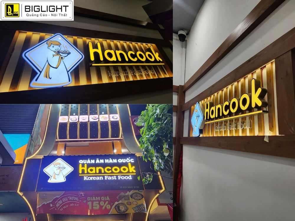 Hoàn Thiện Dự Án Biển Quảng Cáo Nhà Hàng Hancook